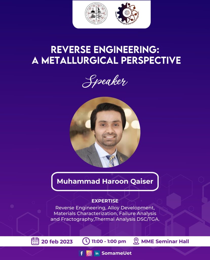 Technical Talk – Department of Metallurgical & Materials Engineering